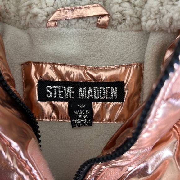 Steve Madden | Jackets & Coats | Nwt 2 Month Steve Madden Rose Gold ...